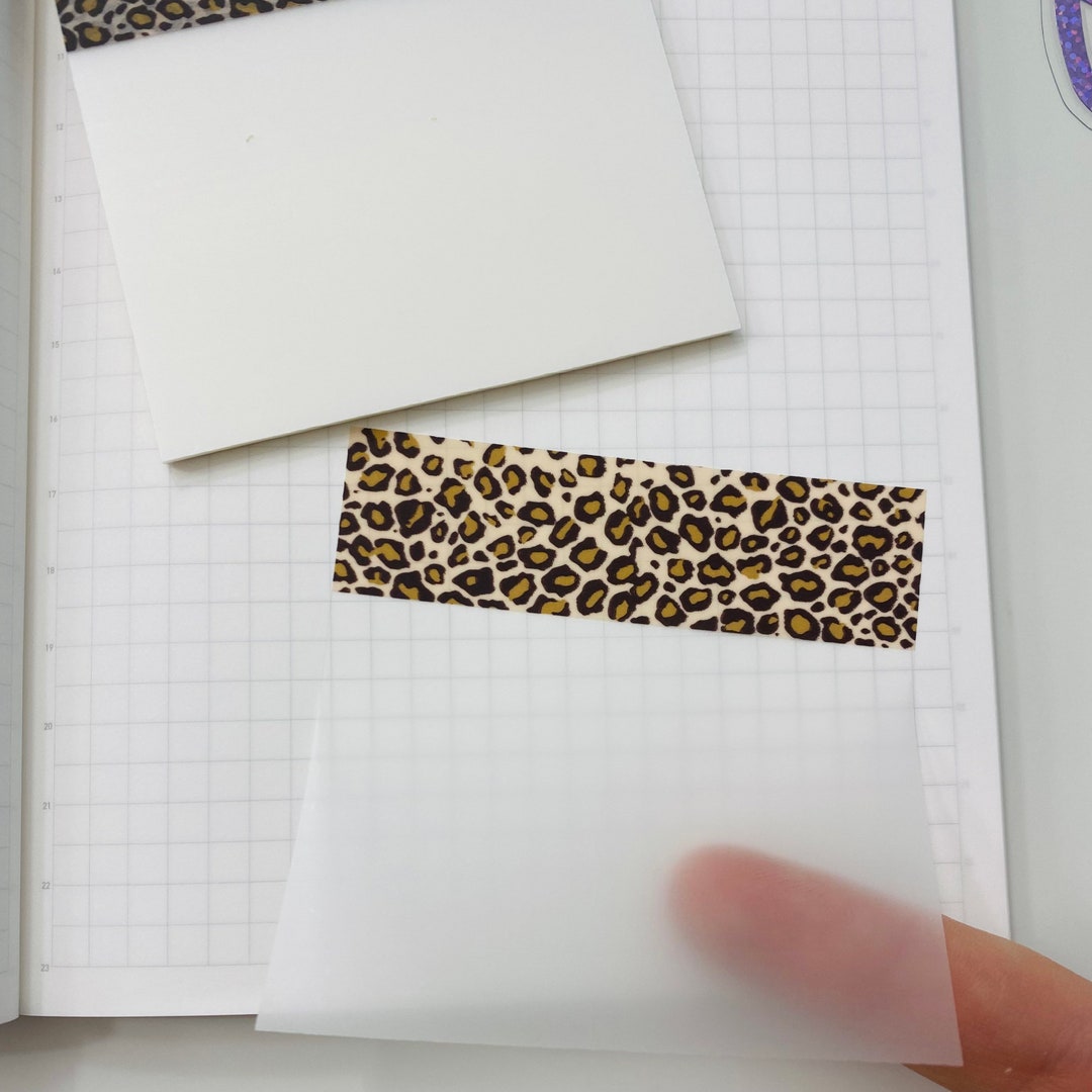 Leopard Transparent Sticky Notes - Etsy