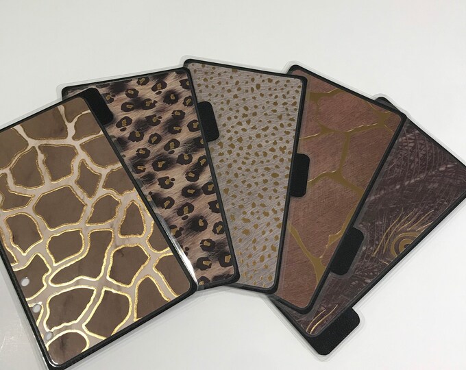 Planner Dividers | Animal Print | 5 Tabs | Laminated | Personal ...
