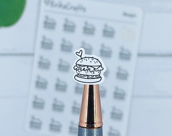 FAST FOOD Printable Stickers Junk Food Stickers Nuggets - Etsy