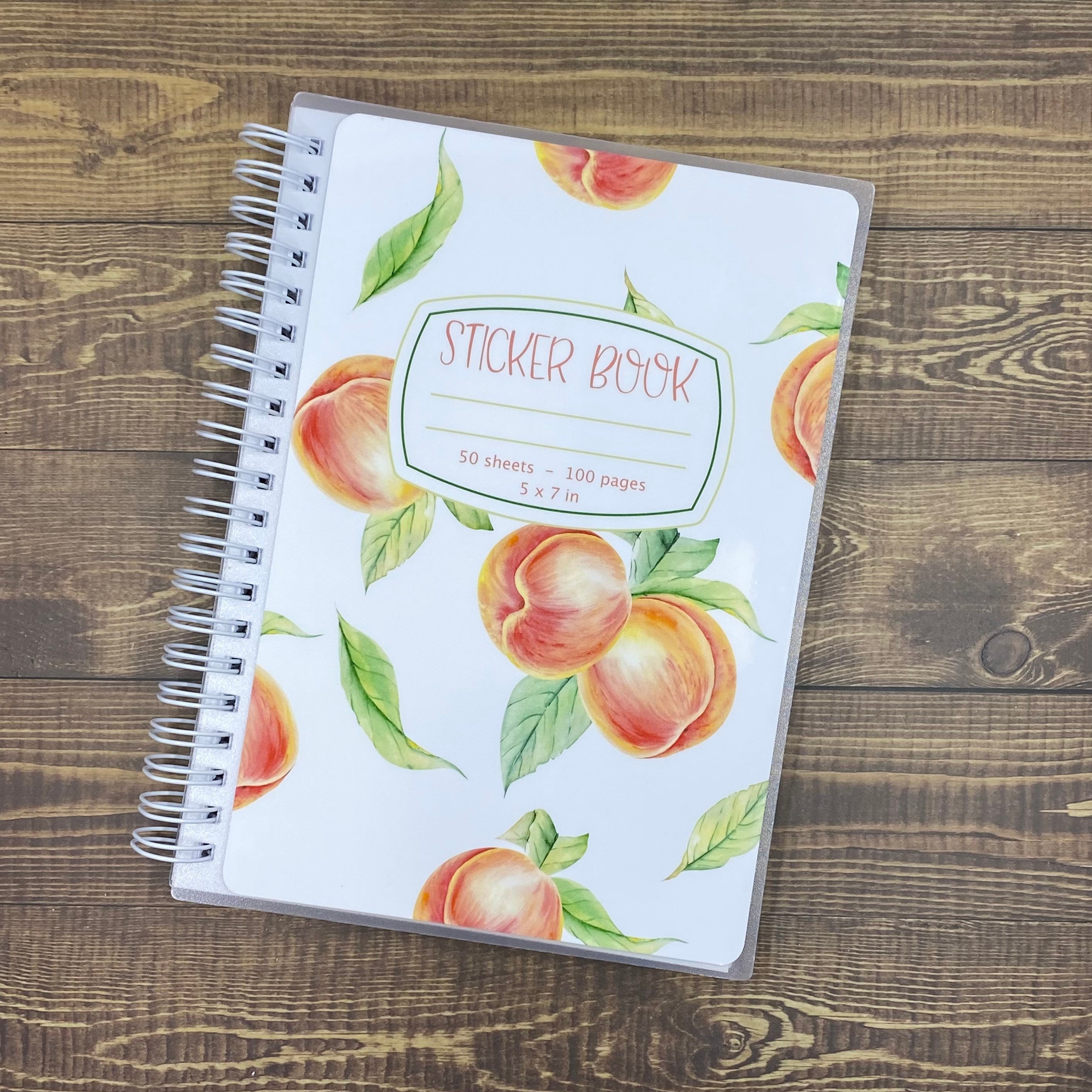 Peaches Reusable Sticker Book - Etsy