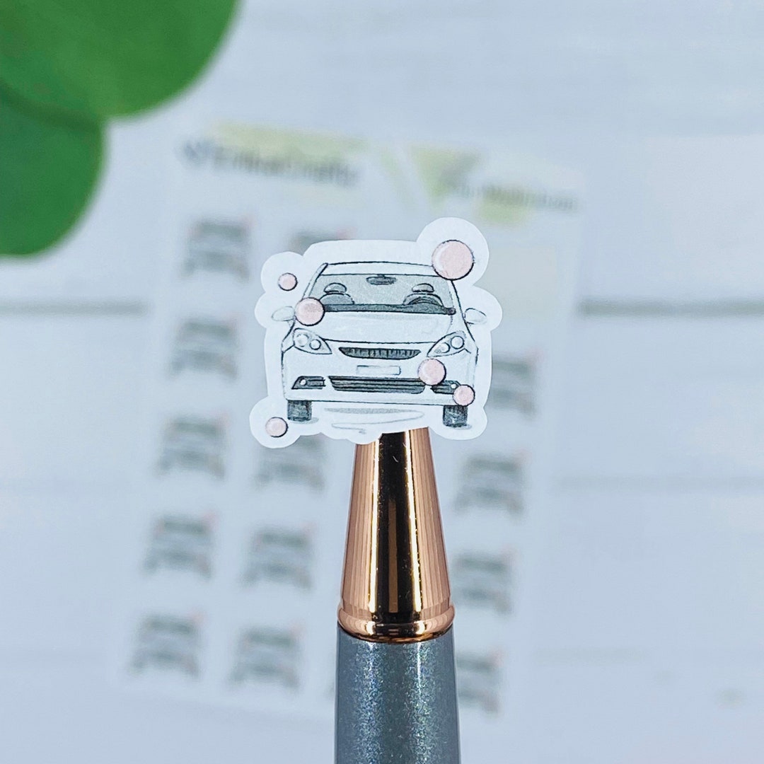 Car Wash Stickers Planner Stickers - Etsy
