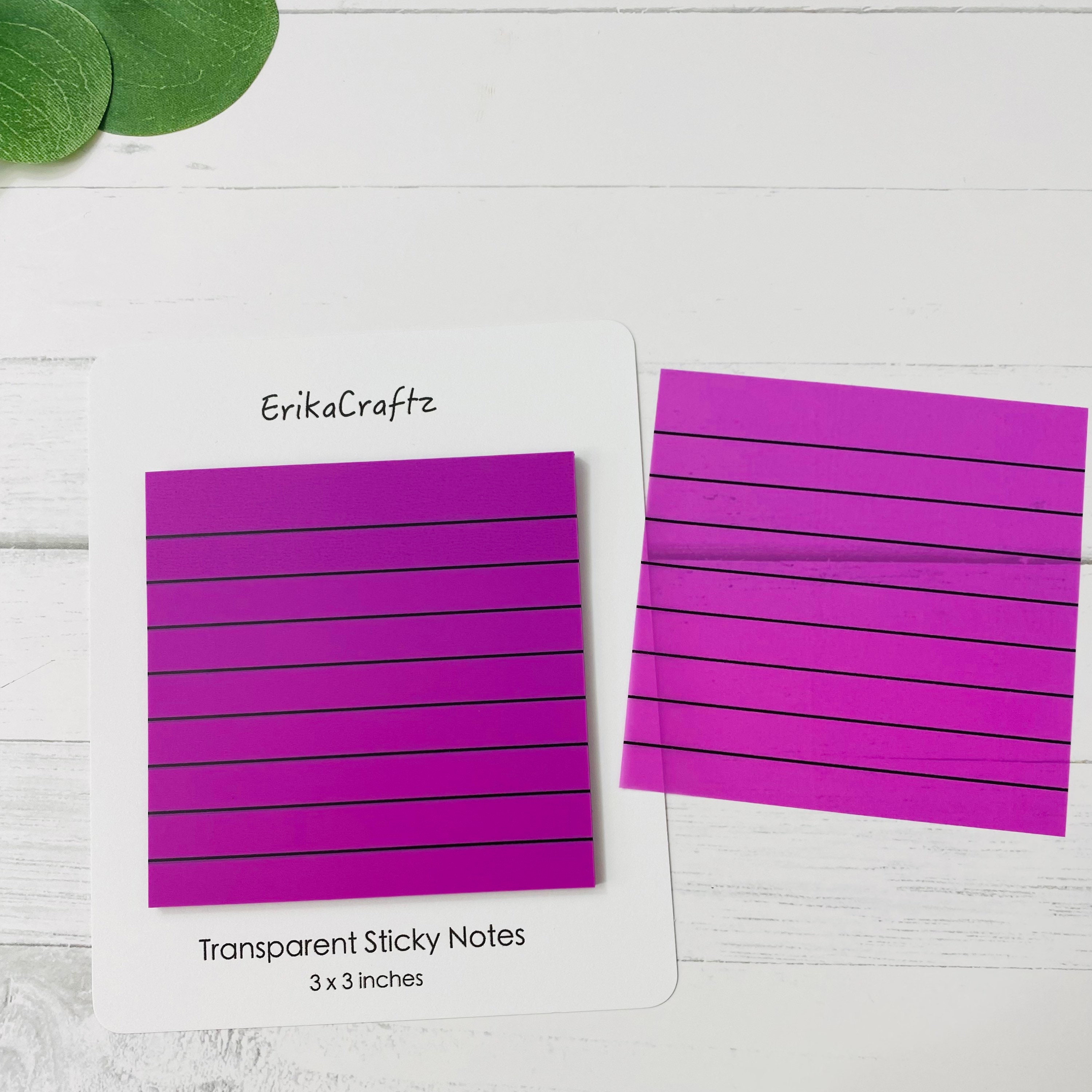 Purple Post It Note