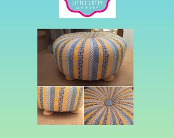 18" X 10" Tuffet Full Colour Instructions Pattern and Materials List PDF DOWNLOAD - Etsy UK