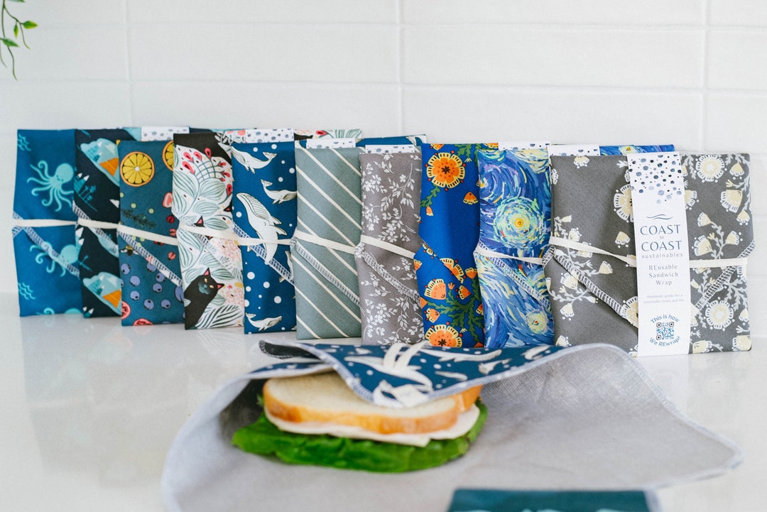 Eco-friendly Sandwich Wraps - Etsy