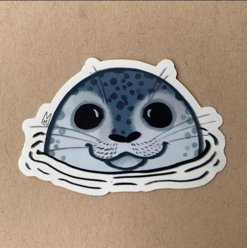 Harbor Seal Sticker - Etsy