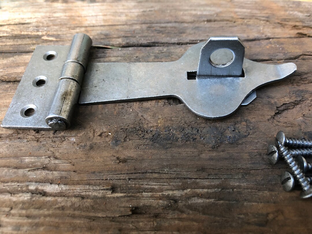 Antique Style Iron Box Hasp and Staple Lock Door Chest HS2 - Etsy