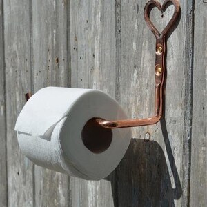 Beautiful Hand Beaten Pure Copper Shaker Heart Toilet Tissue Roll ...