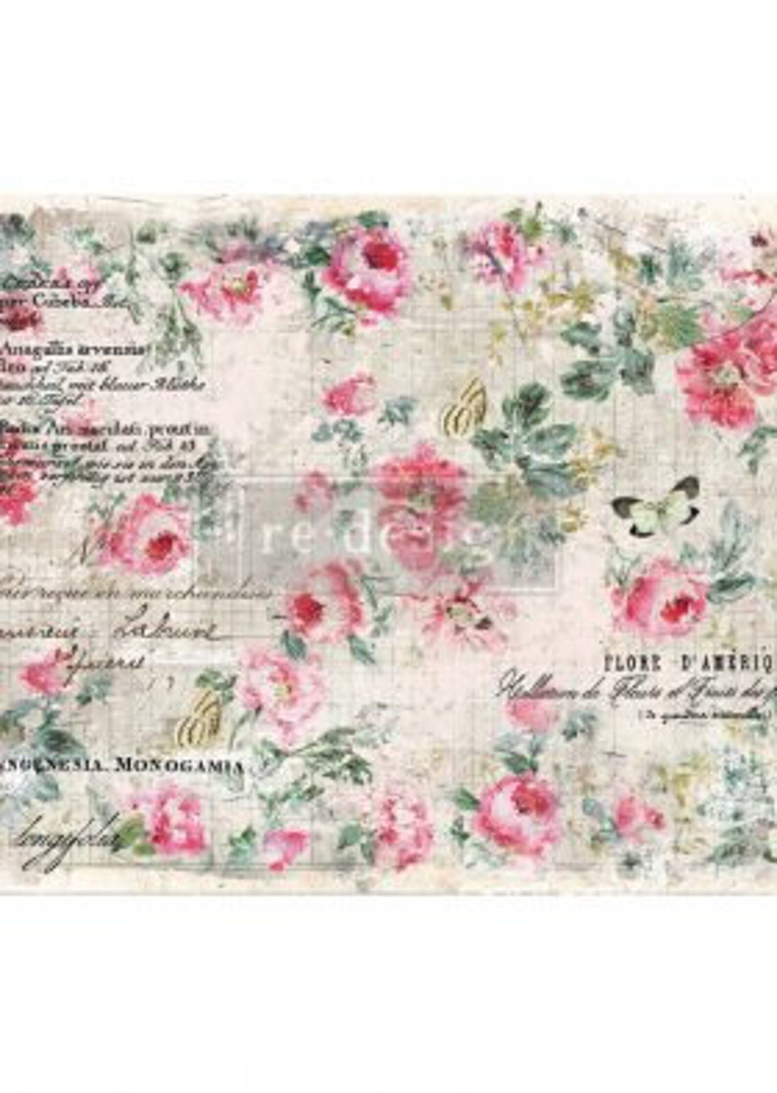 Re-design With Prima Decoupage Decor Tissue Paper floral - Etsy