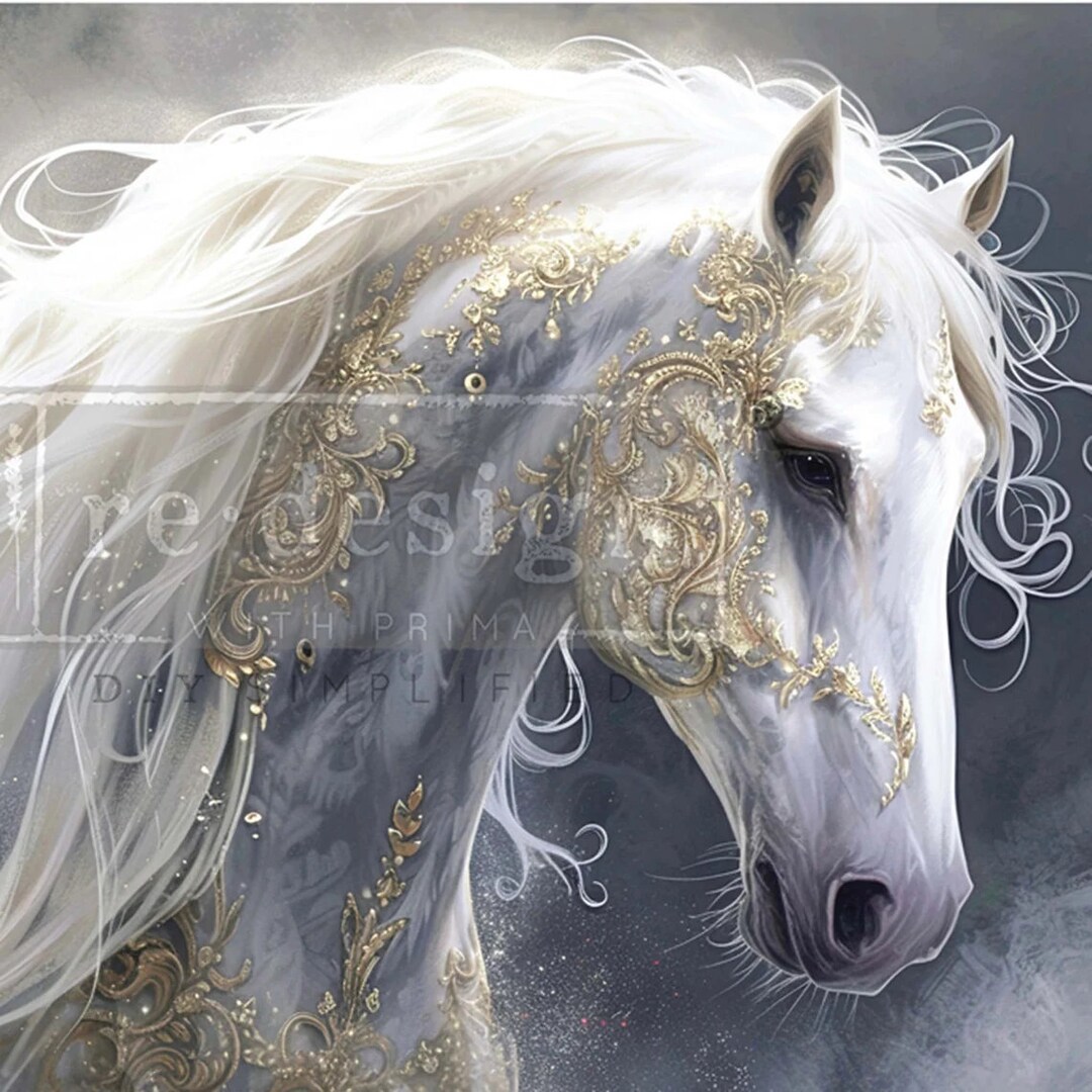 SERENADING SPIRIT Re-design With Prima A1 Decoupage Fiber Paper 23.4 X ...