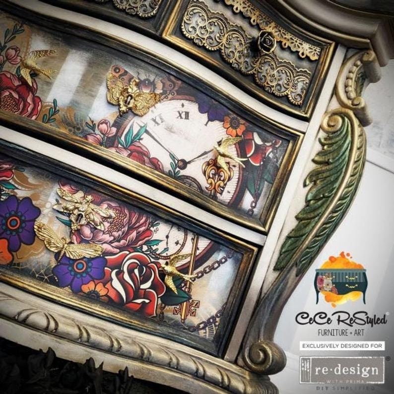 INKED FLASH Cece Restyled Rub on Transfers for Furniture - Etsy