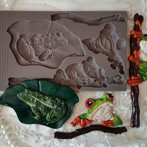 FROGGY MEADOW GREENS | Redesign With Prima | 5 X 8 Mold | Home Decor ...