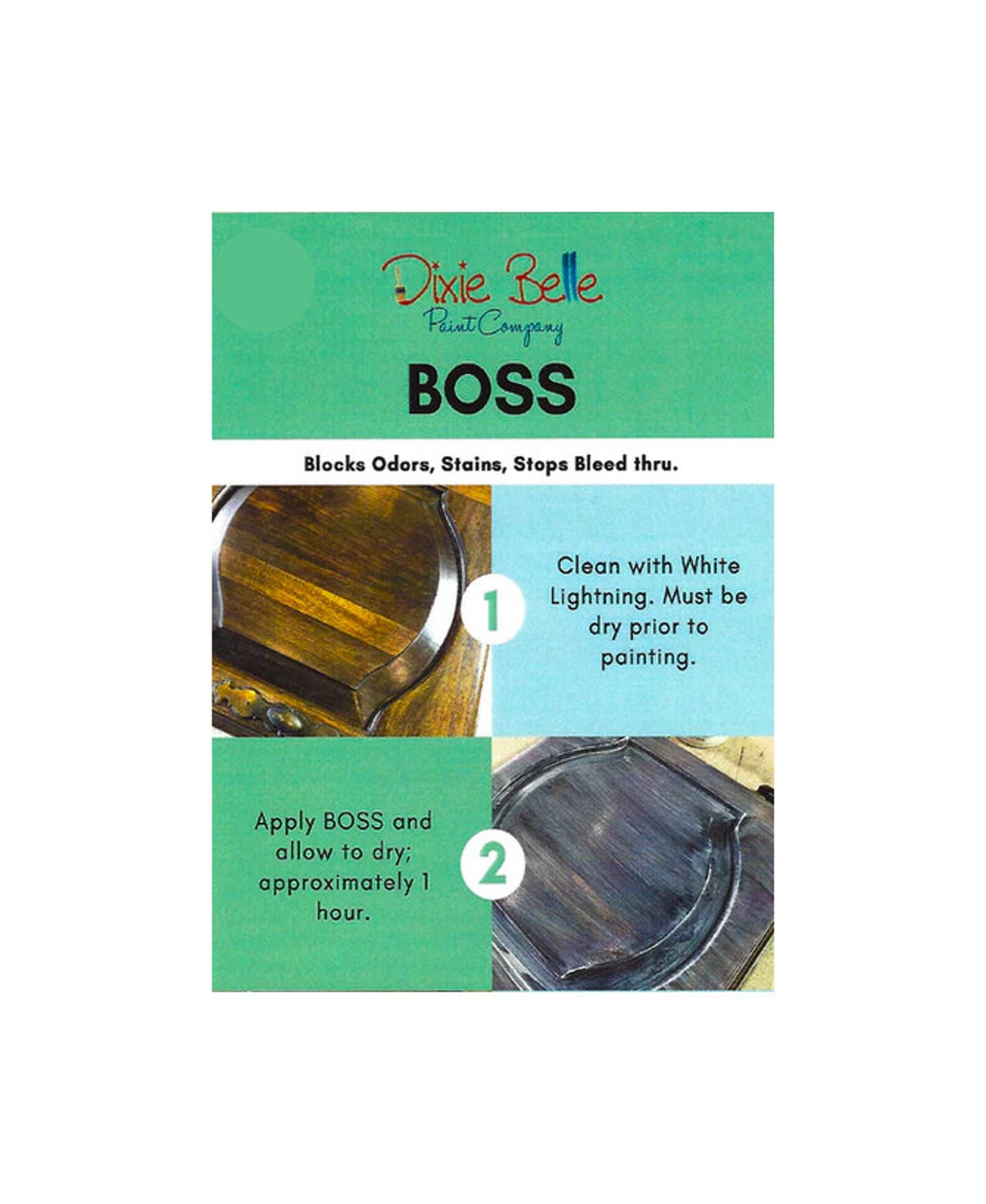 Dixie Belle BOSS Blocks Odor Stains Stops Bleed Thru - Etsy