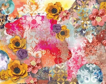 Re-design With Prima Decoupage Decor Tissue Paper uniqua, Prima, Re ...