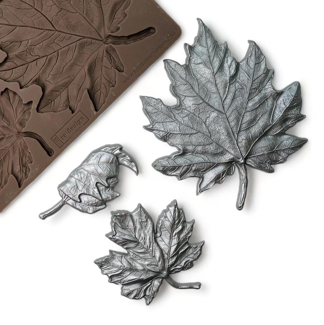 FALLING LEAVES FANTASY Redesign With Prima 5 X 8 Mold Home Decor ...