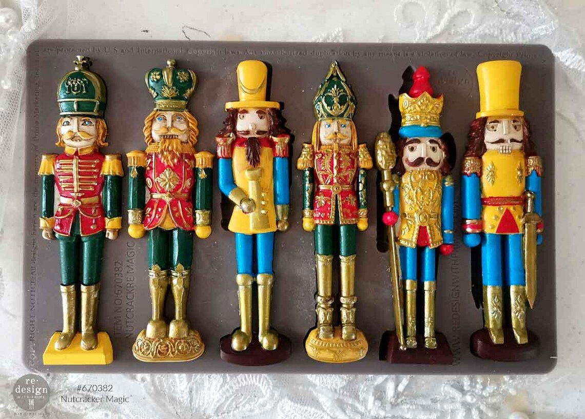 NUTCRACKER MAGIC | Redesign With Prima | 5 X 8 Mold | Home Decor ...