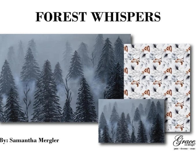 FOREST WHISPERS Decoupage Paper Pack Grace on Design 3 - Etsy