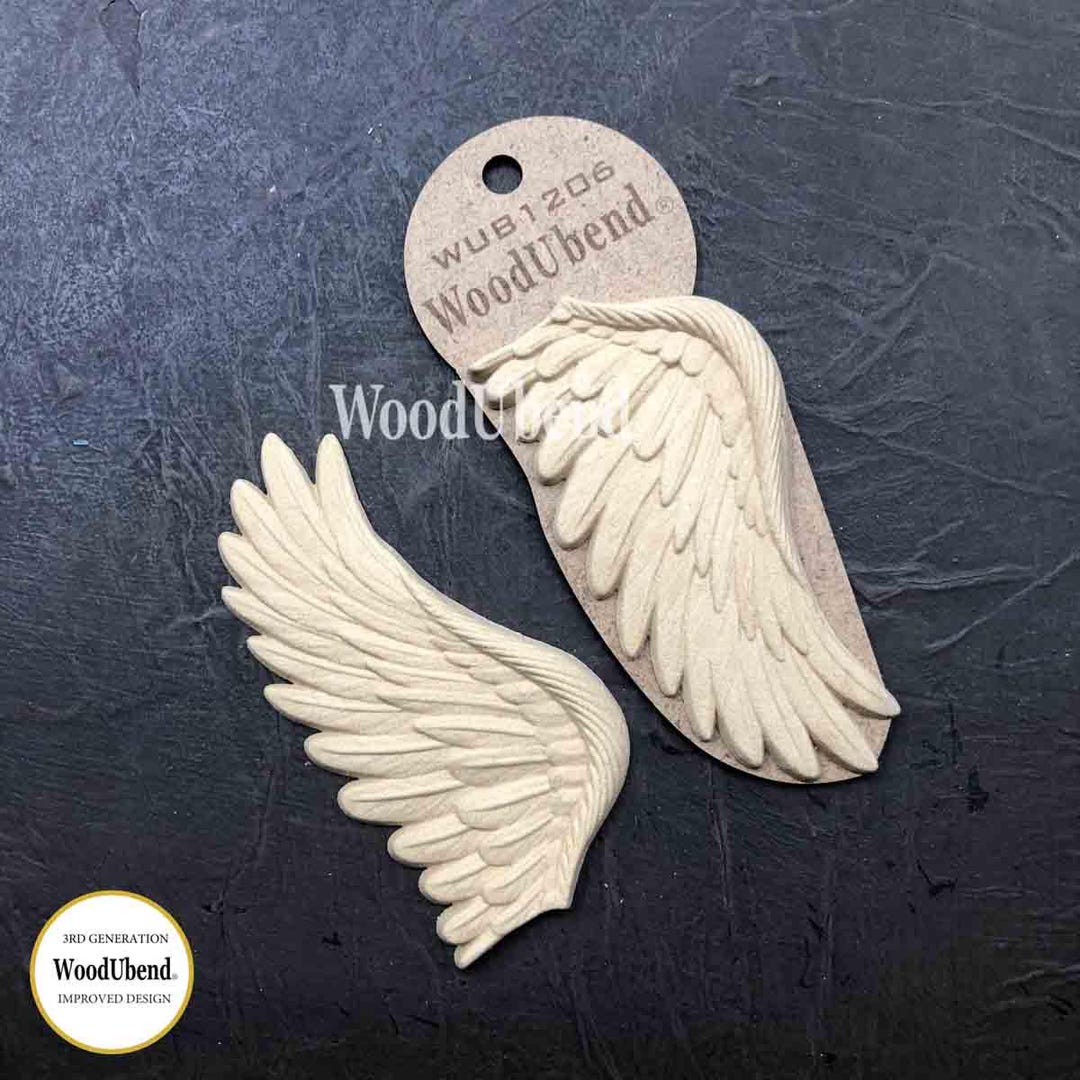 Woodubend Heat Bendable Molding | Wings | WUB1206 | 12 × 6 Cm ...