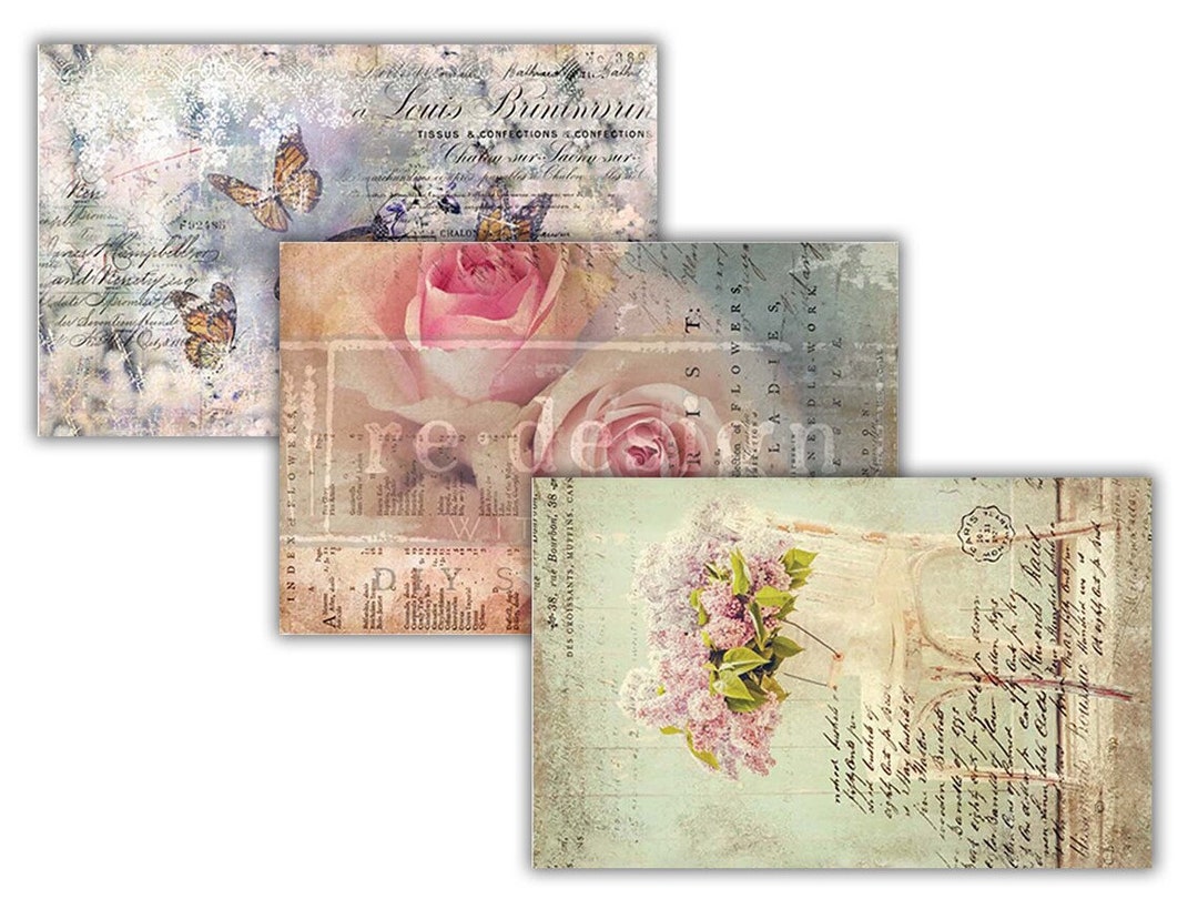 DREAMY DELIGHTS - Re-design With Prima Decoupage Tissue Paper - 19"x30 ...