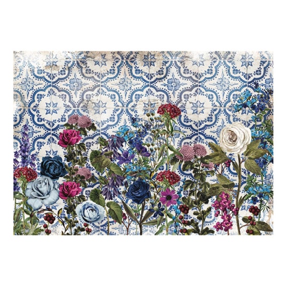 Re-design With Prima Decoupage Rice Paper moonlight | Etsy