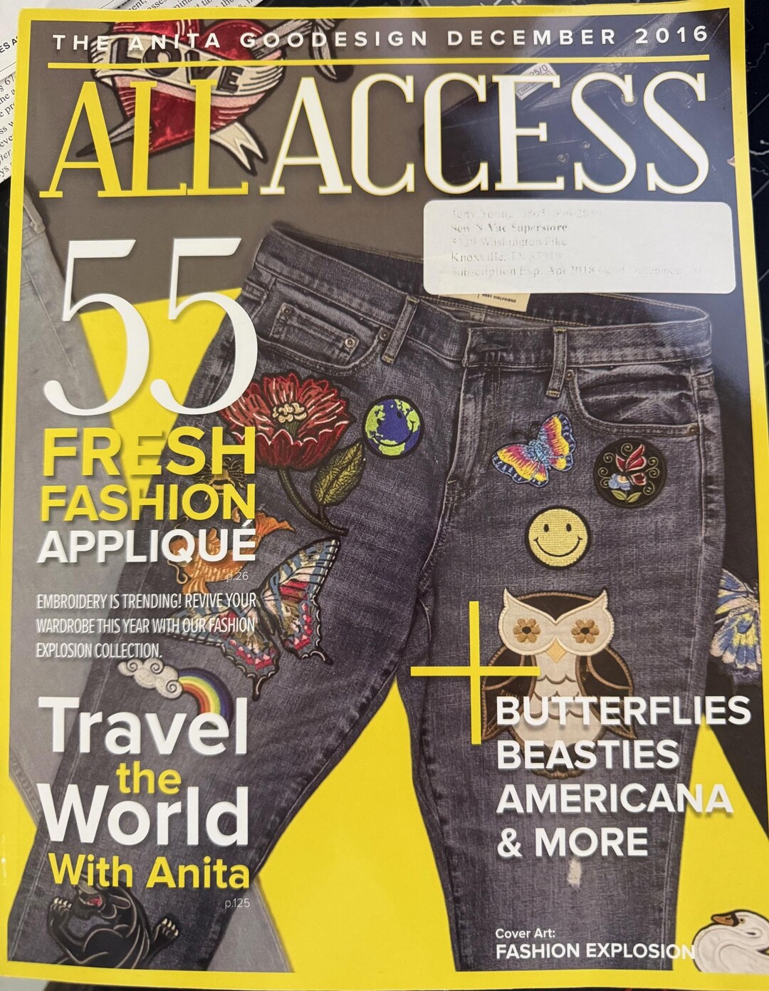 Anita Goodesign – All Access Magazine + Embroidery CD - December 2016 ...