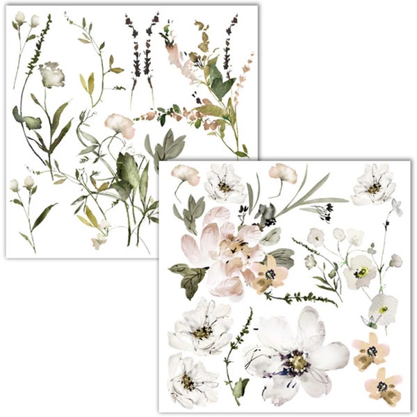 Floral Transfers for Furniture - Etsy