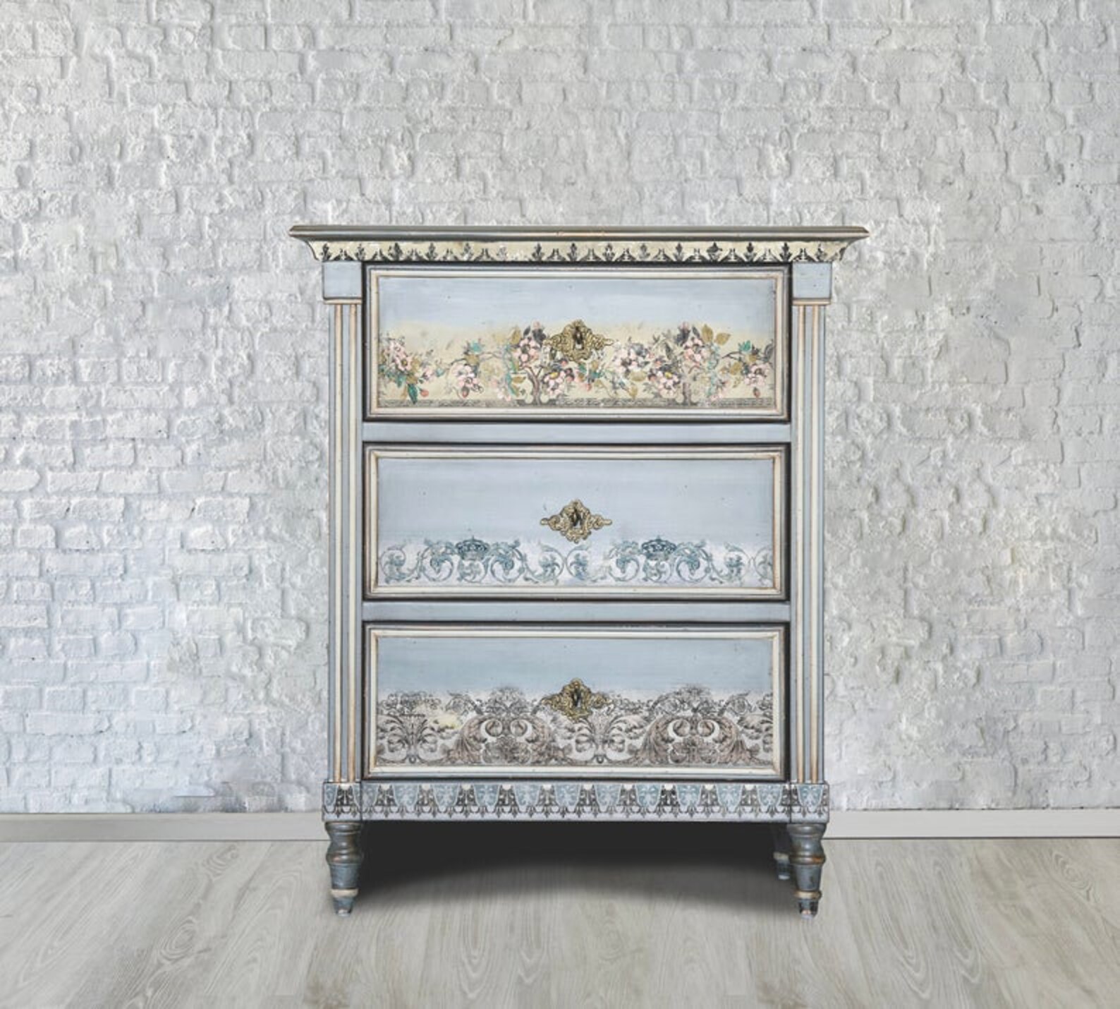 DISTRESSED BORDERS Rub on Transfers for Furniture Furniture - Etsy