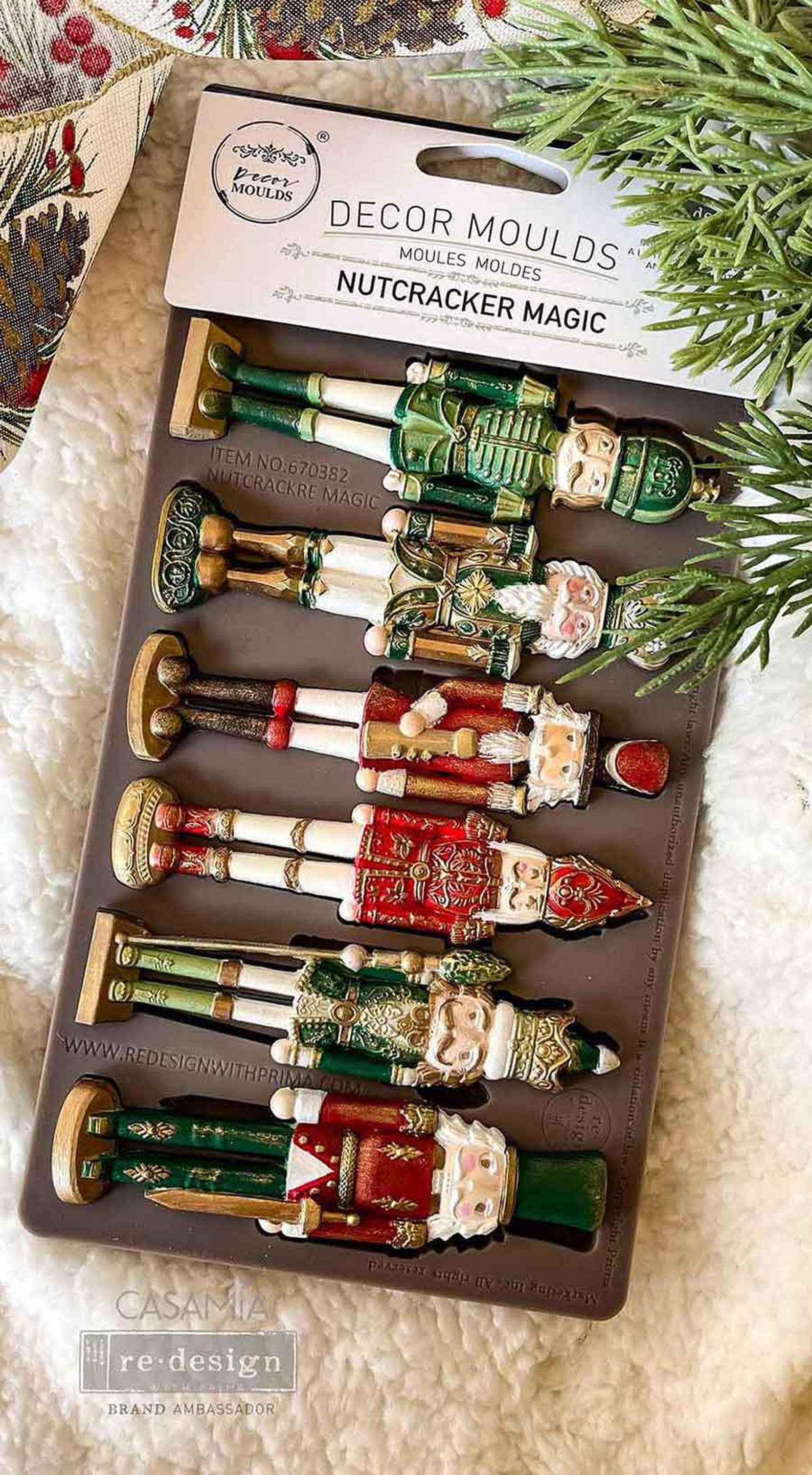 NUTCRACKER MAGIC | Redesign With Prima | 5 X 8 Mold | Home Decor ...