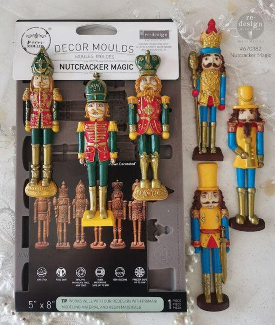 NUTCRACKER MAGIC | Redesign With Prima | 5 X 8 Mold | Home Decor ...