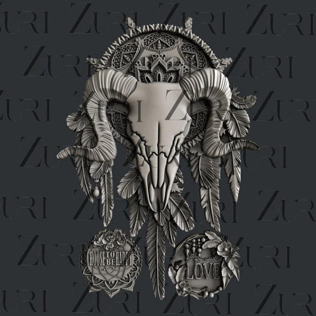 TRIBAL SKULL | Zuri Molds | Resin | Silicone | Food Safe | Scrap ...