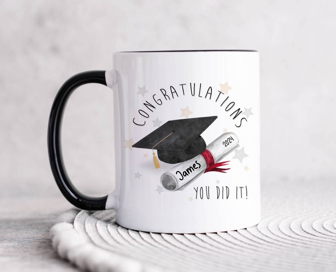 Personalised Graduation Mug, Graduation Gift - Etsy UK
