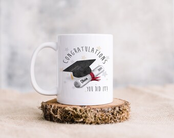 Personalised Graduation Mug, Graduation Gift - Etsy UK