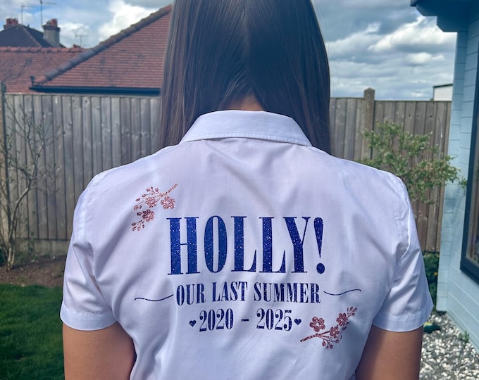 School Leavers Shirt, Our Last Summer Mama Mia Inspired Leavers Shirt ...