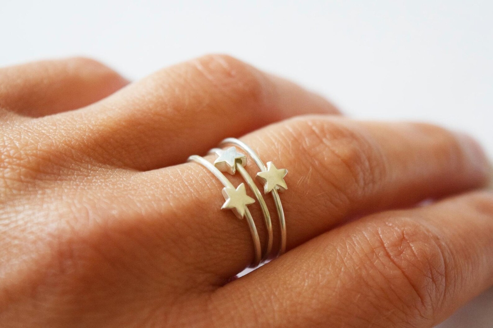 Star Anxiety Ring Sterling Silver 925 - Etsy UK