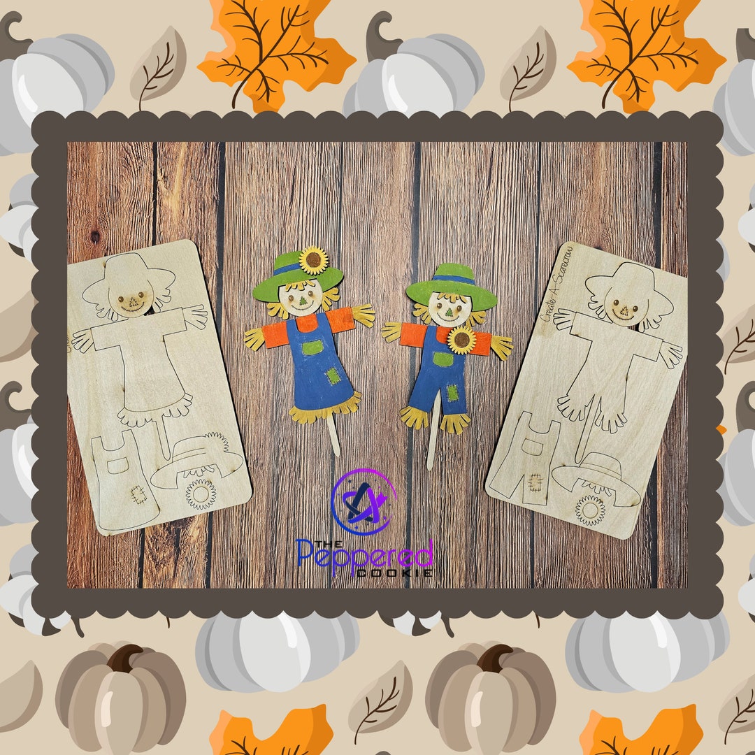 Scarecrow I Scarecrow Pop-out Kit | DIY Kids Craft | DIY Craft | Fall ...