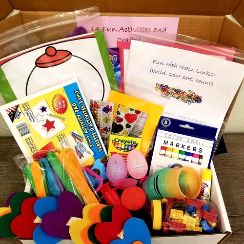 Boys Craft and Activity Boxschool Busy Box Age 4 Kids Craft - Etsy