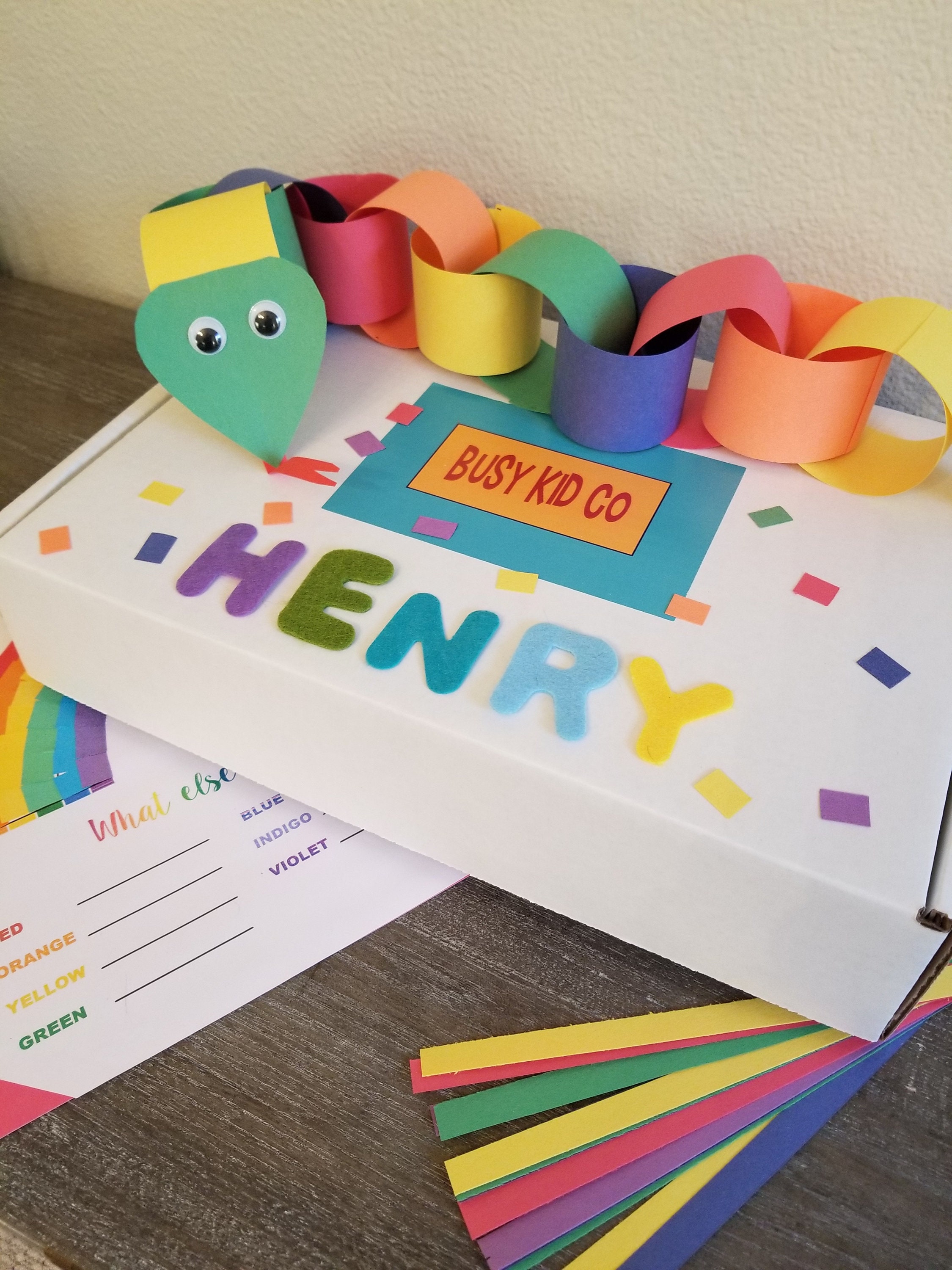 Boys craft and activity boxschool Busy Box age 4 kids | Etsy