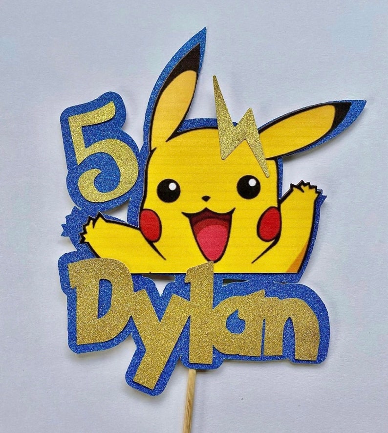 Pikachu Cake Topper - Etsy