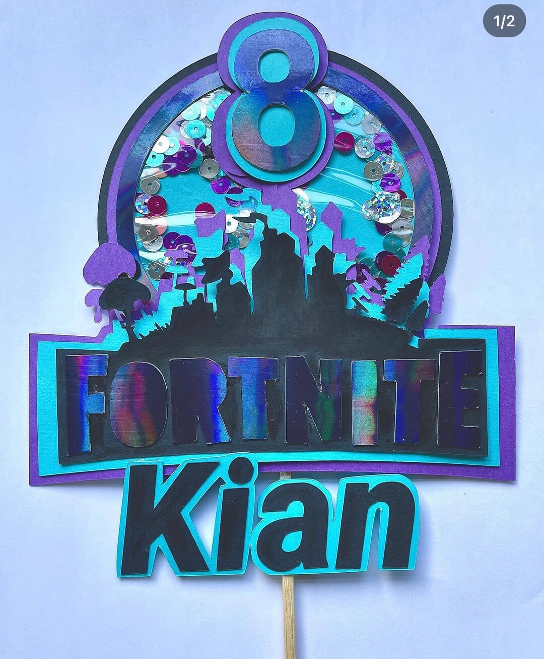 Gaming FN Cake Topper - Etsy