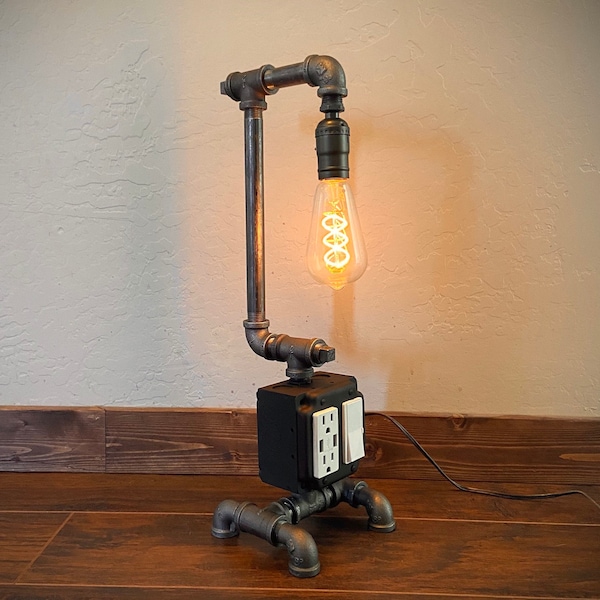 Pipe Lamp - Etsy