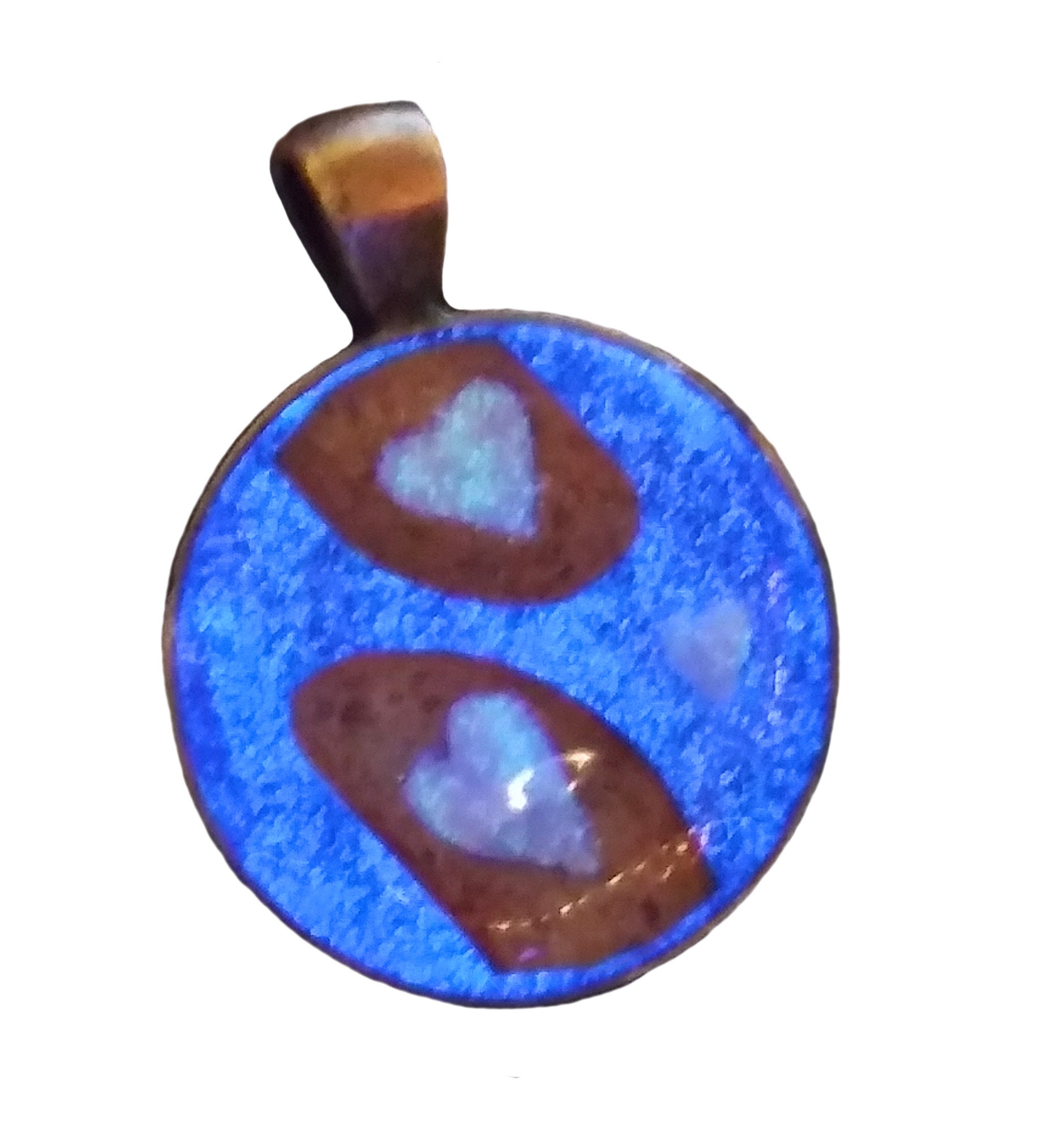 Bread Hearts Purple Pink copper illuminate fluorescent glow-in-the-dark ...