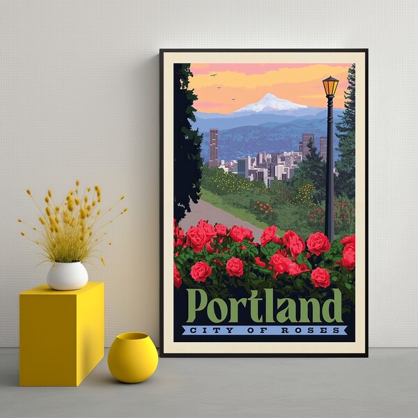 Portland Oregon Posters - Etsy