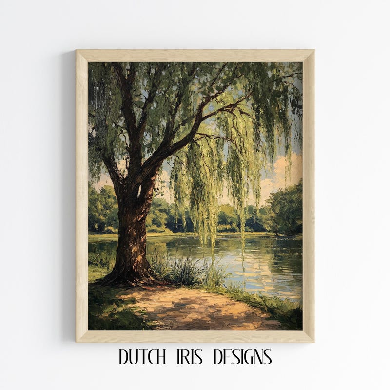 Willow Tree Print - Etsy