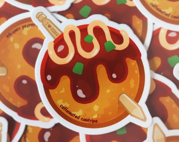 Takoyaki Sticker - Etsy