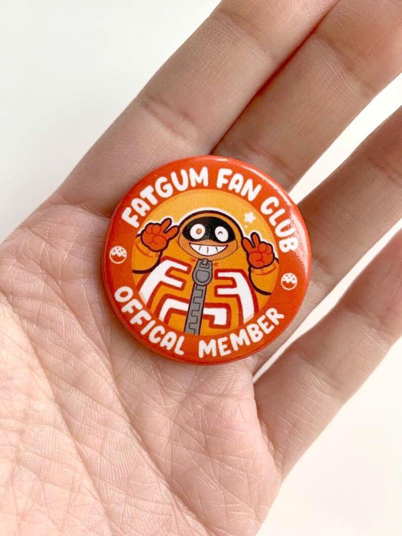 Fat Fan Club Badge - Etsy