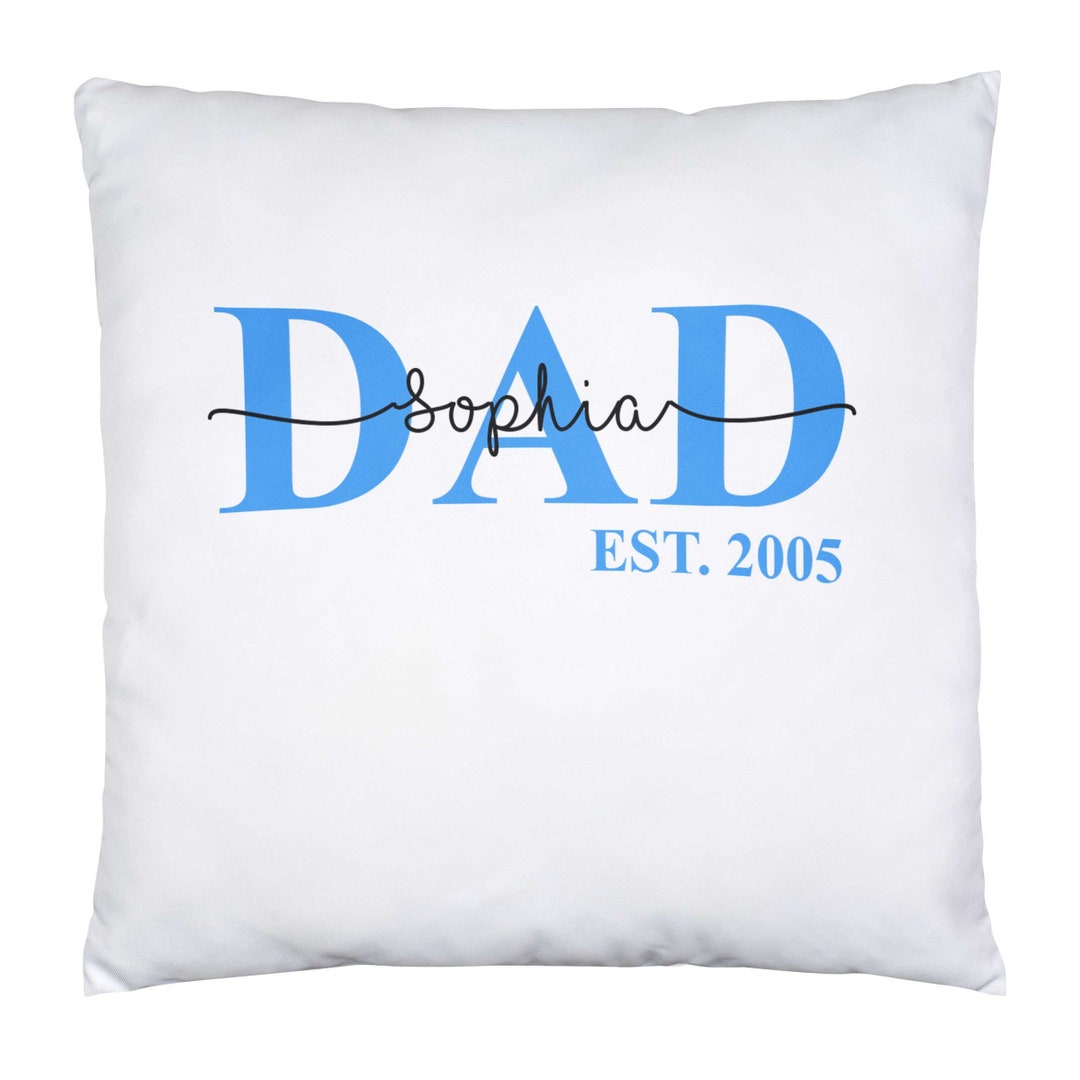 Customizable Father Pillow Dad Birthday Father's Day Pillow Gift Dad ...