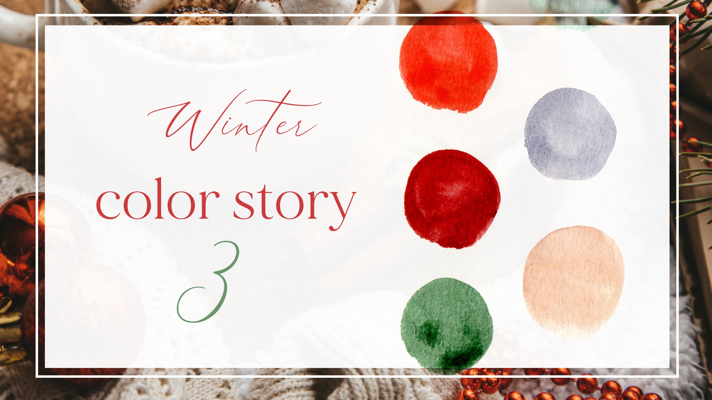 Winter Color Trends - Watercolor Tutorial - Step by Step Watercolour ...