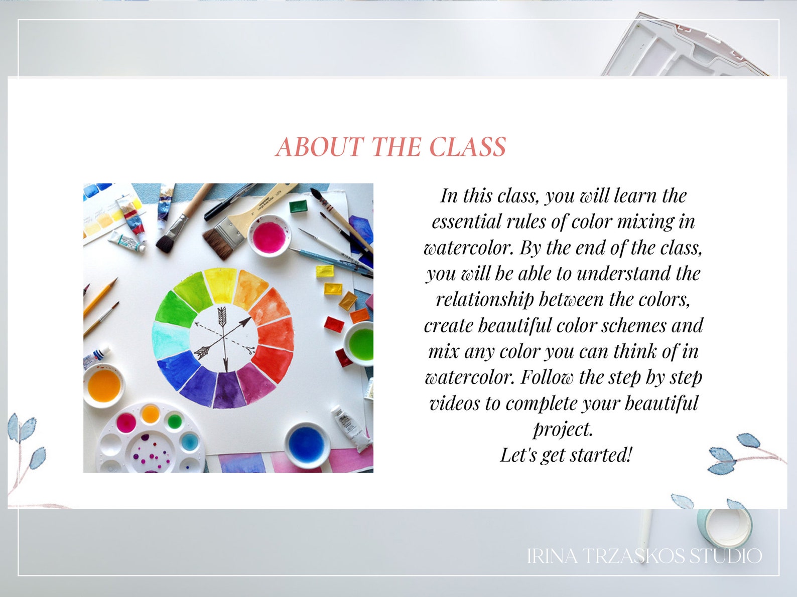 Color Mixing Basics Watercolor Tutorial - Etsy