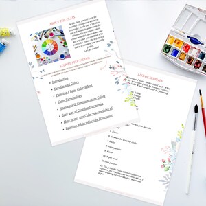 Color Mixing Basics Watercolor Tutorial - Etsy