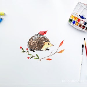 Autumn Illustrations Art Challenge Watercolor Video Tutorial for ...