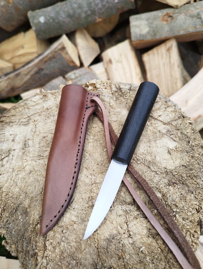 Small Medieval Neck Knife With Scabbard - Etsy